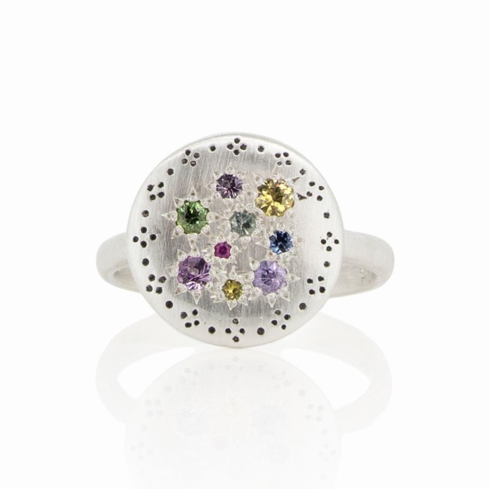 Adel Chefridi Silver Lights Sapphire Ring – DP Jewelry Designs