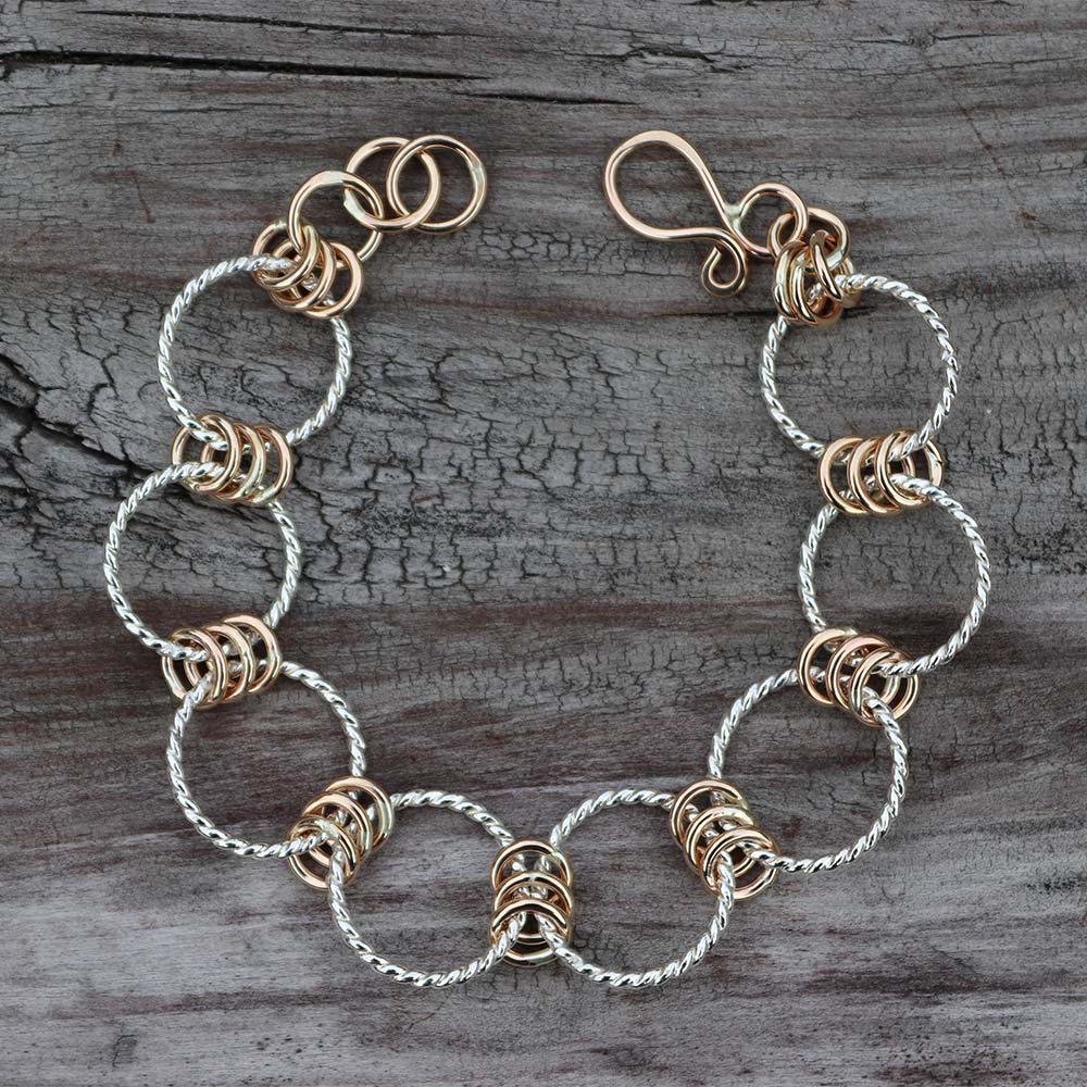 Twisted and Smooth Large Triple Link Bracelet 314 – DP Jewelry Designs