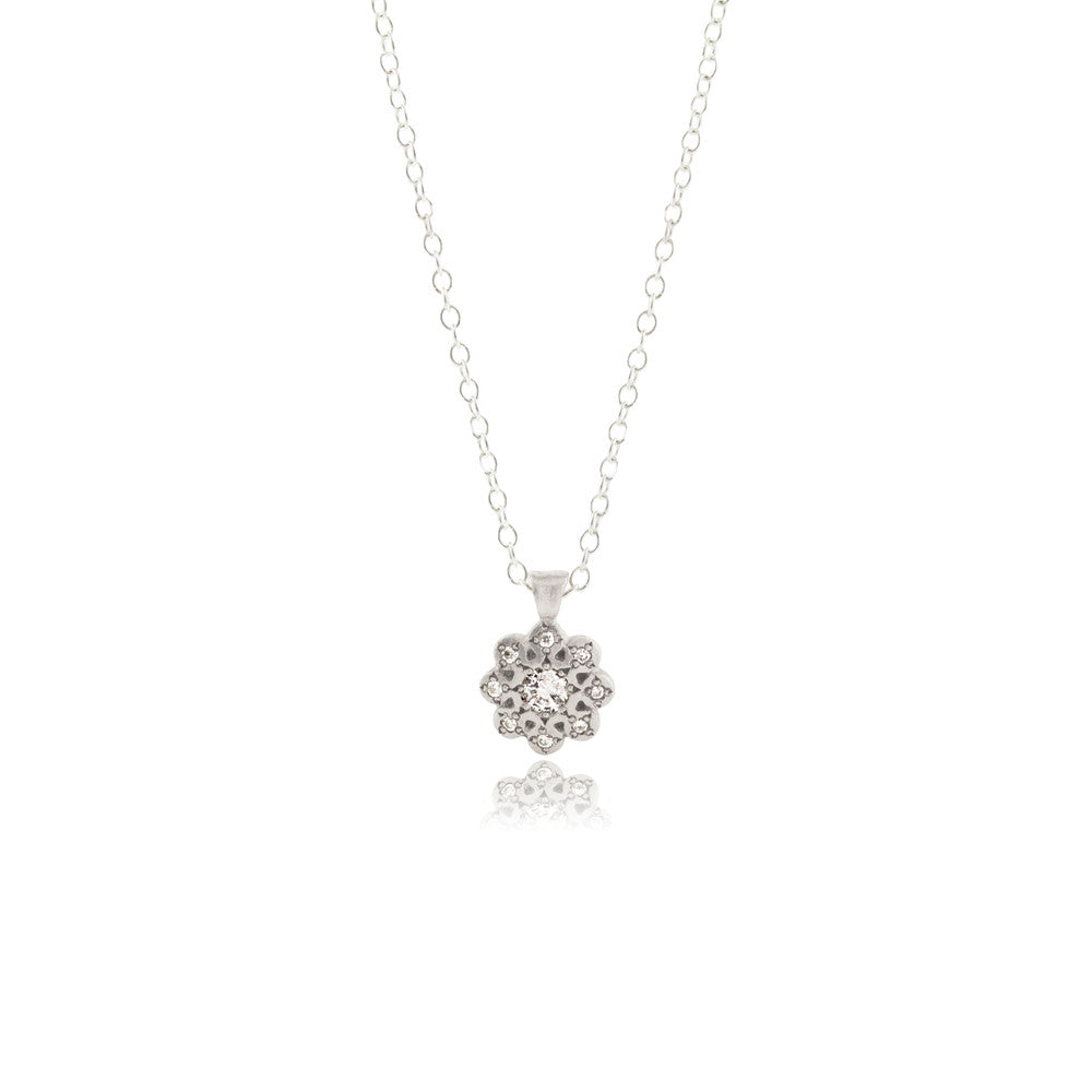 Adel Chefridi Moonflower Charm Diamond Necklace – DP Jewelry Designs