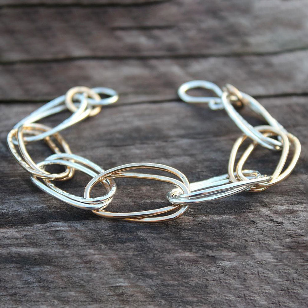 Double Oval Bracelet BR292 – DP Jewelry Designs