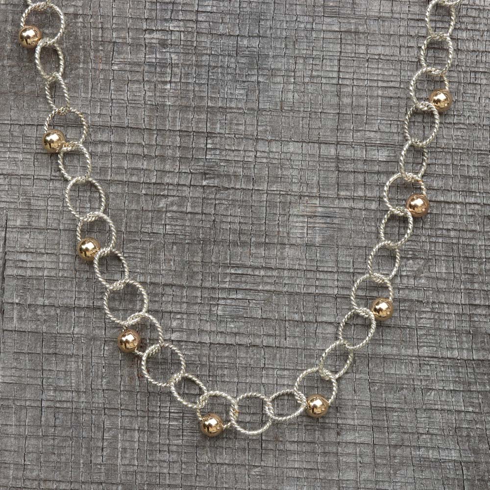 Twisted Scattered Beads Necklace N218 – DP Jewelry Designs